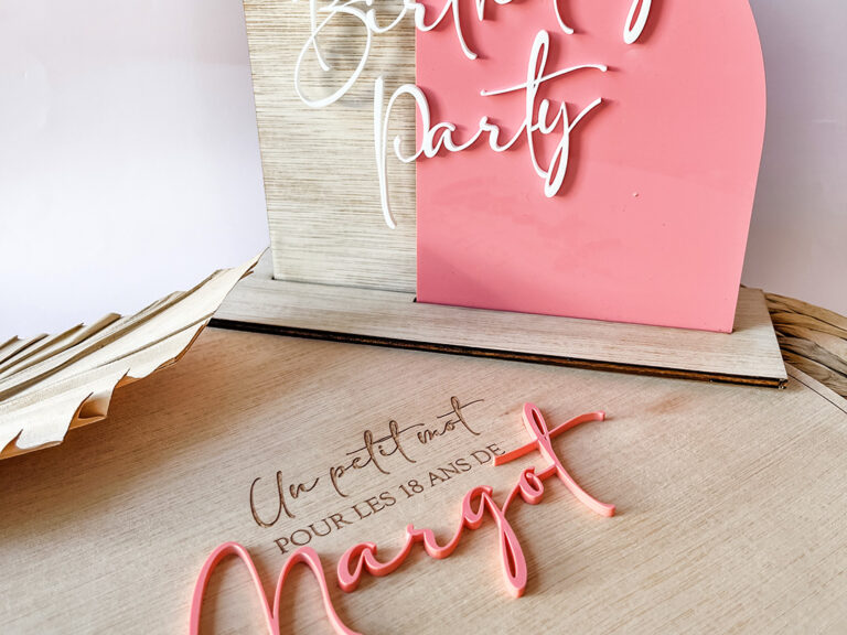 Panneau déco demi arche - Petite Poule